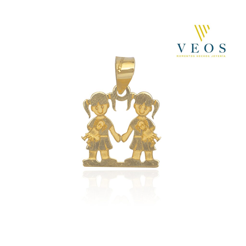 Dije dos niñas - Joyas Veos